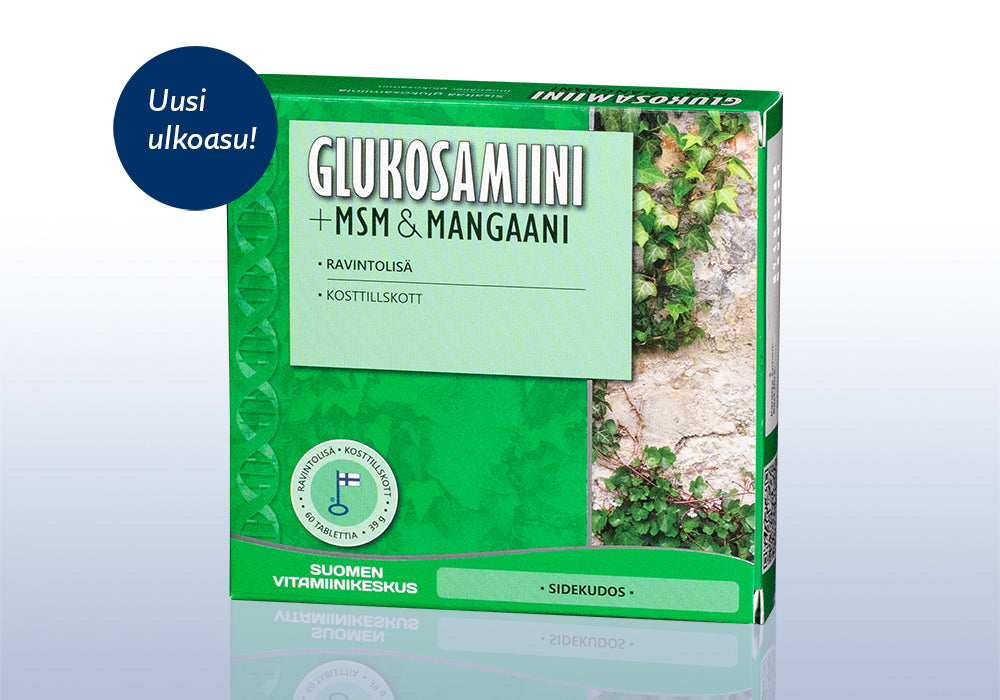 Glukosamiini + MSM - Nivelille – Suomen Vitamiinikeskus Oy